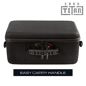 Card Titan Pro Graded Card Storage Box - Great CSG & PSA Graded Card Case with Zipper Lock - 36 Slot Trading Card Storage Box Fits 36 PSA or CSG Graded Slabs and Graded Cards