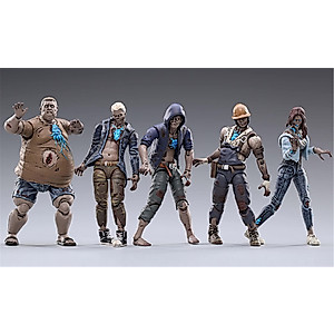 HiPlay JoyToy 1/18 Scale Science-Fiction Action Figures Full Set-Life After Infected Series-Zombie Action Figure(Chubby LAI002)