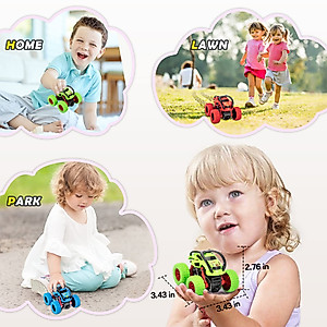 LODBY Toddler Toys for 2 3 4 5 Year Old Boy Easter Gifts, Pull Back Vehicle Monster Trucks for Toddlers Toys Age 2-4-6 Friction Powered Toys Car for Boys/Girls Birthday Gifts for 2 3 4+ Year Old Toys