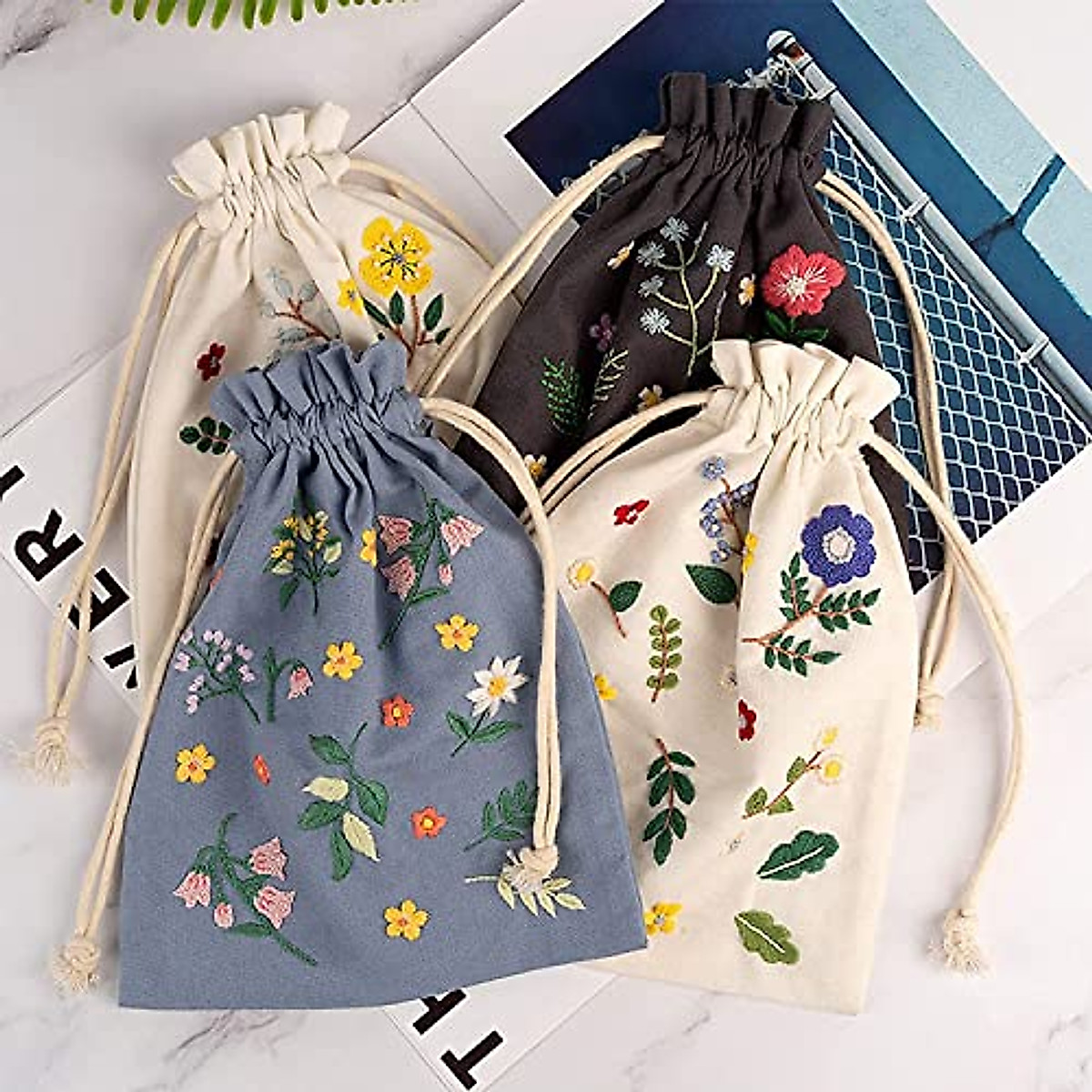 Linen Embroidery Fabric, Quilting Fabric Cloth Garments Crafts Accessories Square Embroidery Cloth, 20 by 62-Inch(Black)