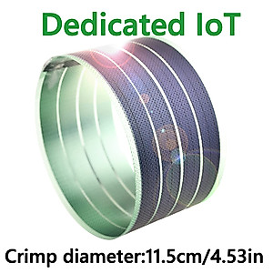 Flexible Solar-Thin-Film Flex Etfe Roll Up Bendable Cell 6V loT-Solar -Battery-Charger-Solar-Panel-Portable-Charger-Power-Trickle-Feeder-Boats-Rv-Rvs-Photovoltaic-Amorphous-Roll-Waterproof-Light