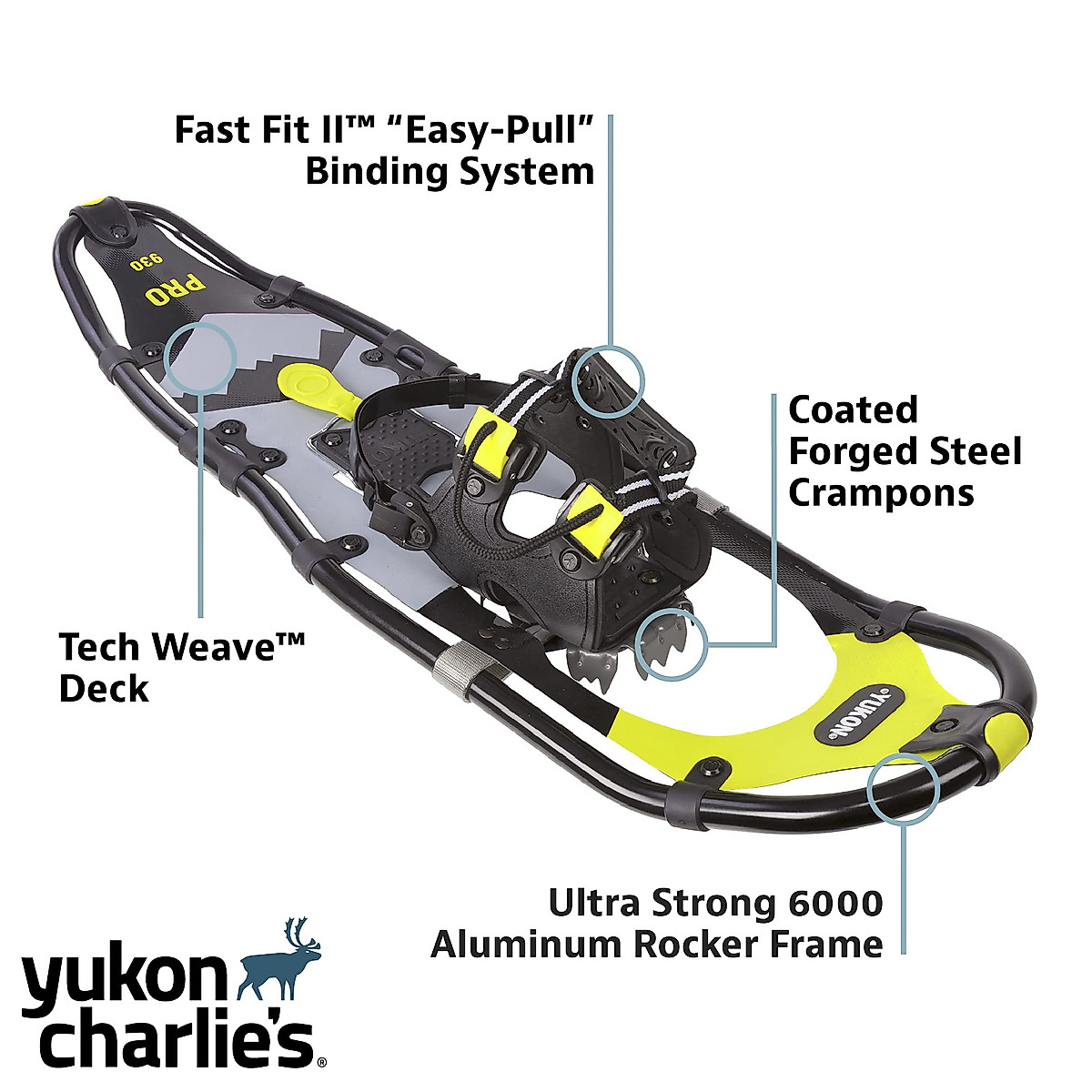 Yukon Charlies Pro Snowshoe Kit, 930