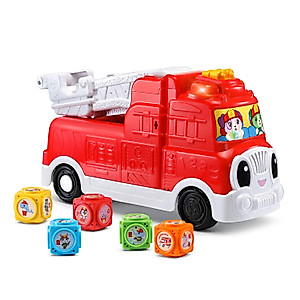 LeapFrog Tumbling Blocks Fire Truck, Red