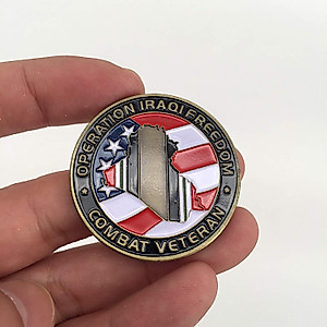 OIF Veterans Military Coin Iraqi Freedom Challenge Coin