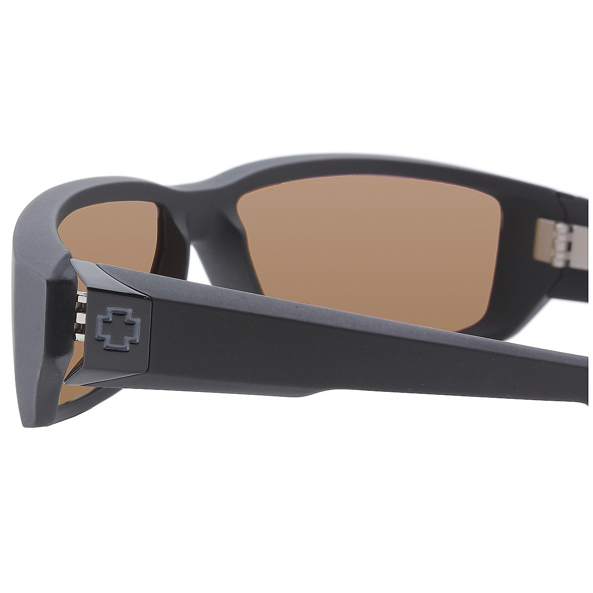 Spy Optic Dirty Mo Sunglasses Matte Black w/Happy Bronze Polarized Green Spectra Lens + Sticker