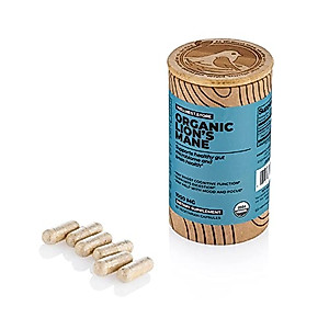 Wellnest.Store Lions Mane Mushroom Organic Supplement (Hericium Extract) 60 Veggie Caps - Immune Support Supplement; Improve Cognitive Function + Promote Vitality, Protect Nerve Cells