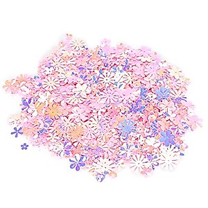 Confetti Flower‑Shaped Glitter Sequins Glitter Confetti Colorful Sequins for DIY Crafts Party Wedding Sprinkle Part Decoration Supplies(2)
