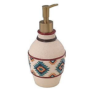 Avanti Linens - Soap Dispenser/Lotion Pump, Decorative Home Decor (Navajo Dance Collection)