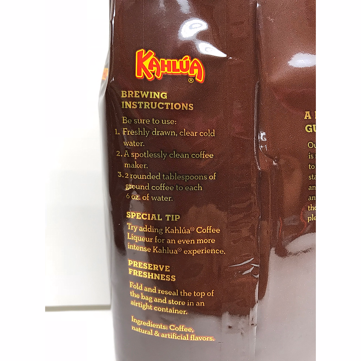Coffee Kahlua Mocha Gourmet Ground Coffee, 12-Ounce Bags (Pack of 2)
