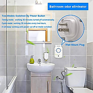 Plug-in Air Cleaning for Home, Ozone Removes Odor, Portable and Compact, for Bedroom, Office, Kitchen and Bathroom (White)