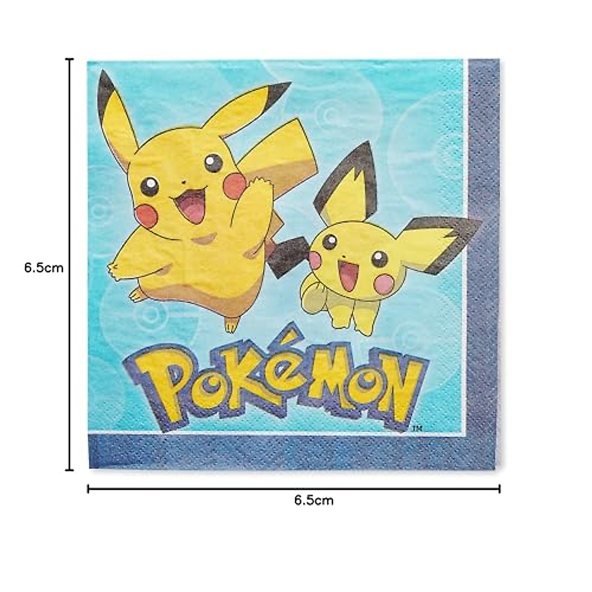 American Greetings Pokemon Party Supplies, Paper Lunch Napkins (48-Count)