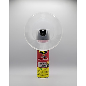 Trap'd - Large Plastic Cone Attachment for Bug Spray Cans, Helps Trap Roaches, Spiders, & Insects Reducing Overspray & Mess