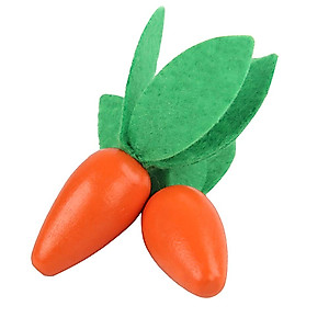 NIWWIN Educational Wooden Toys for Toddlers, Carrots Harvest Shape Size Sorting Game, Developmental Montessori Toys for Boys and Girls Preschool Learning Fine Motor Skill