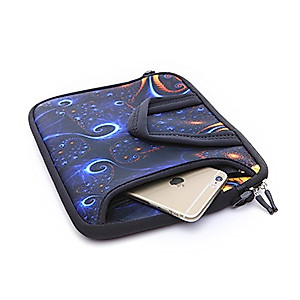 10-Inch Laptop Shoulder Sleeve Case and Tablet Bag for most 9.7" 10" 10.1" 10.2" Ipad/Notebook/eBook/Readers (classic blue)