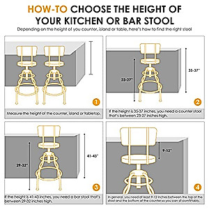 Olympia Tools 82-738 Adjustable Hydraulic Stool, Black