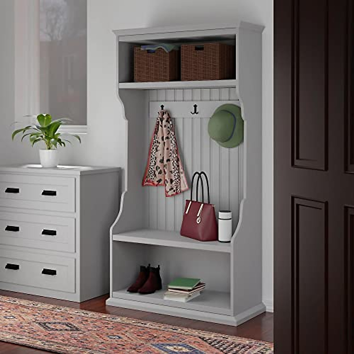 Winsome Wood Tessa Basket, Walnut