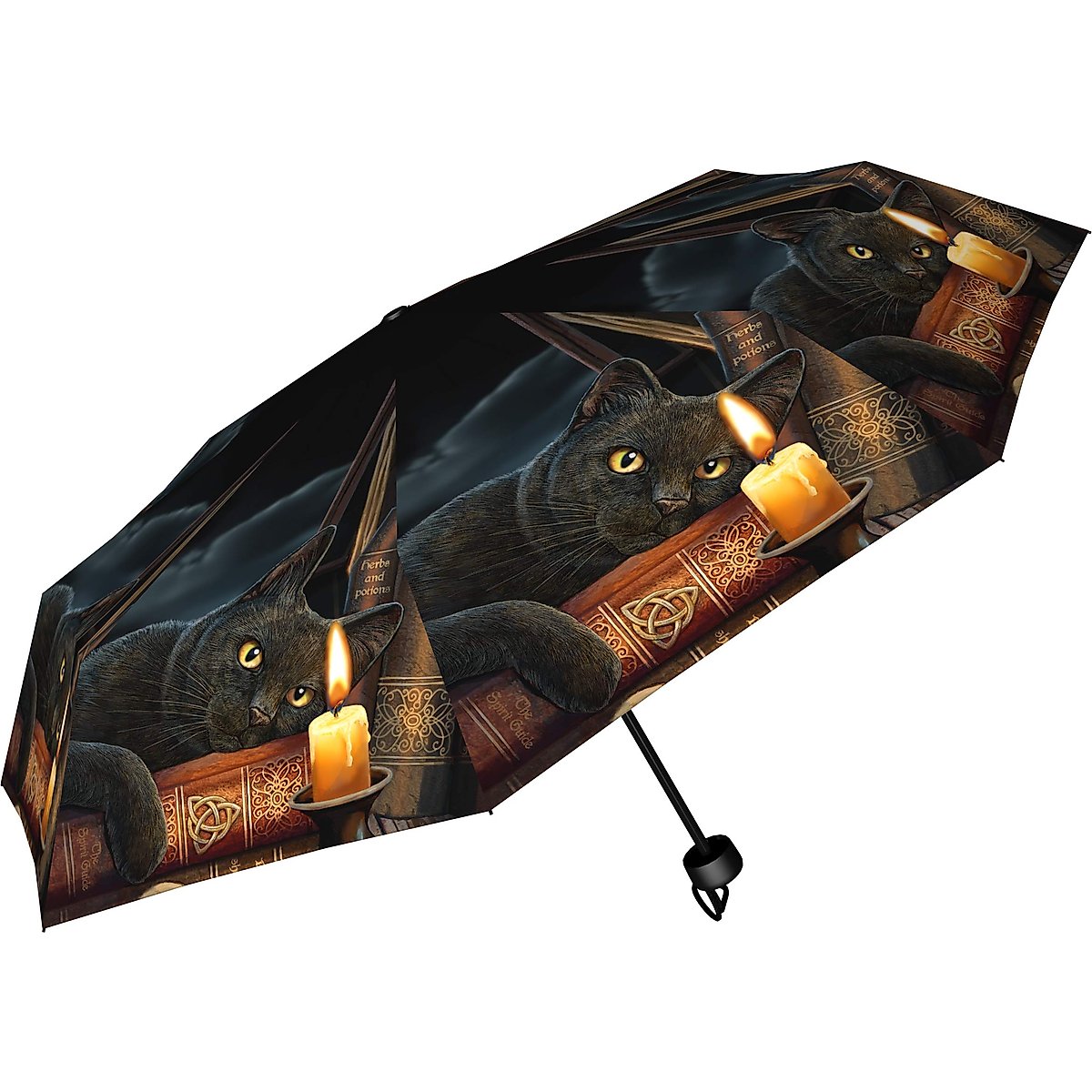 Nemesis Now Witching Hour Black Cat Umbrella Lisa Parker Fantasy