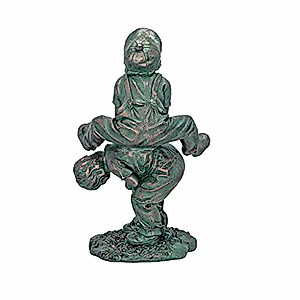 Design Toscano NG30439 Leap Froggin Playing Boys Garden Statue,Full Color