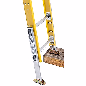 Werner PK80-2 Master Pk80 Automatic Ladder Leveler with Safety Shoes, Aluminum, 1 Pc, Silver