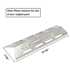Hisencn Repair Kit for Perfect Flame SGL2008A, SLG2007A, SLG2007B, SLG2007D Stainless Steel Heat Plate Tent Shield, Flame Tamer, Grill Burners Pipe Tube Replacement Parts