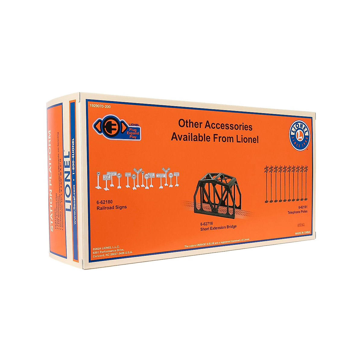 Lionel Electric O Gauge Model Train Accessories for 168 months to 999 months, Illuminated Station Platform , Green