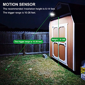 Engrepo Solar Lights Outdoor, 48 LEDs Solar Powered Motion Sensor Light, Security Waterproof Solar Flood Light for Yard, Fence, Garden, Patio, Front Door, Shed, Deck, Path, Gutter. 2 Pack