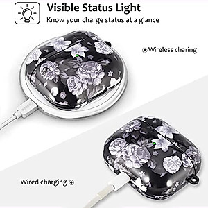 AirPods 3rd Generation Case - KOREDA AirPods 3 2021 Case Cute Printed Design for iPod 3 Earbuds Protective Case Cover Women Men, Wireless Charging Case with Accessories Keychain for Apple AirPod Gen 3