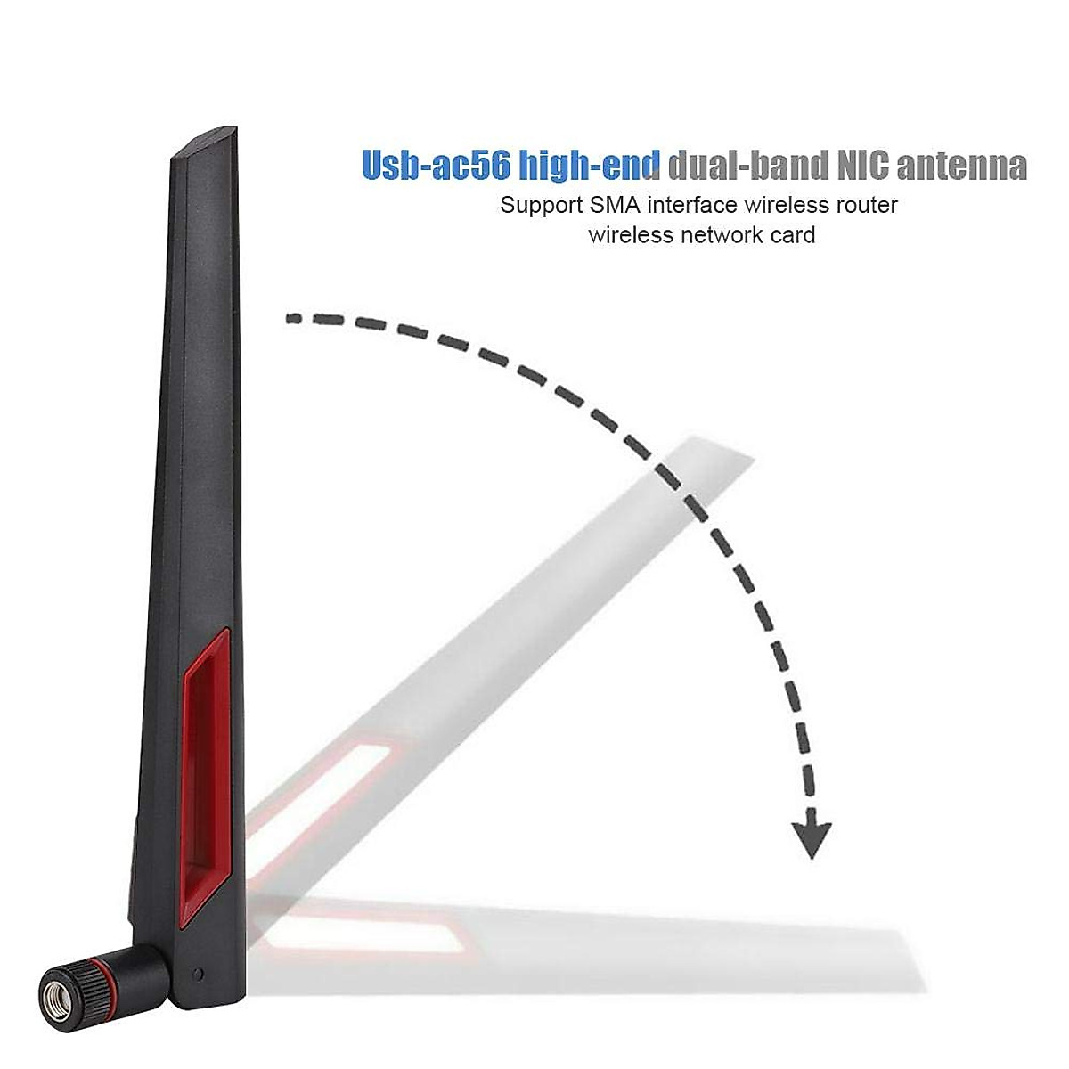 3PCS High Gain Router Antenna, SMA 8DBi Interface Band Antenna, RG178 Pure Copper Cable, LAN Antenna and Router Adapter for AC68U/AC88U/AC66U