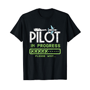 Pilot In Progress, Future Pilot Toy Airplane Lovers T-Shirt