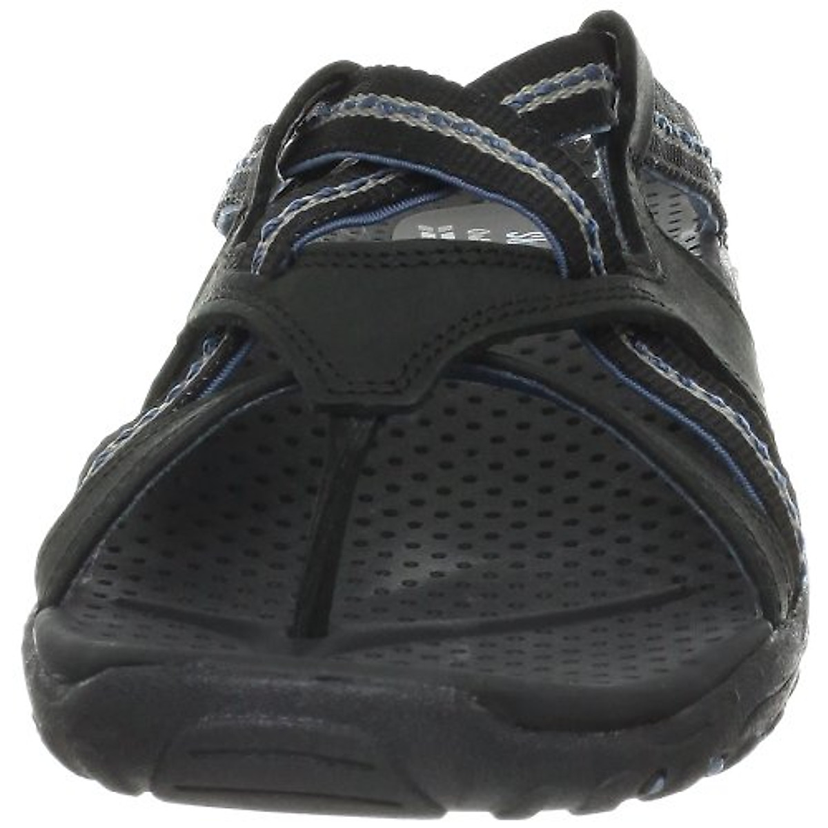 Skechers Women's Reggae-Soundstage Thong Sandal,Black,8 M US