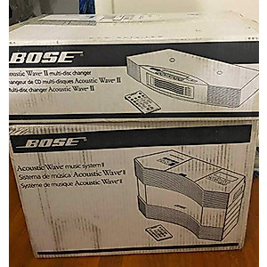 Bose Acoustic Wave Music System II and Acoustic Wave System II 5-CD Changer - Graphite Gray, Black (Renewed)