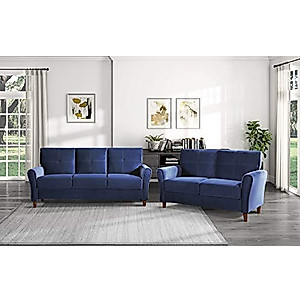 Lexicon Morgan Living Room Sofa, Blue