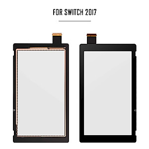 Replacement LCD Screen and Digitizer Touch Screen Set for Nintendo Switch 2017 HAC-001(Remove The 2 Sides Film Before Installation)(Not Included Adhesives)