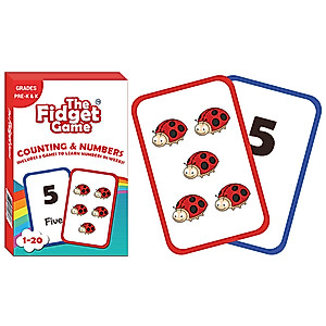 The Fidget Game Numbers and Counting 1-20 - Preschool Learning Activities - Flashcards for Toddlers 2-4 Years Old