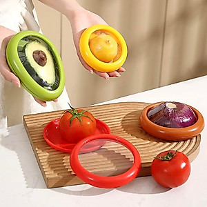 AJIEYMXP Preservation Box Set(100 PCS) r Lemon Onion Apple Avocado,etc