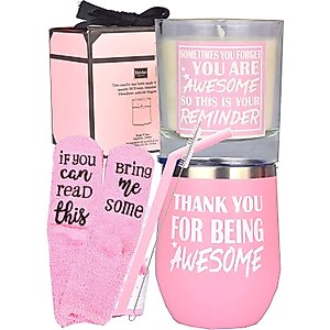 MEANT2TOBE Thank You Gifts, Thanks for Being Awesome, Thank You Gifts for Women, Your Awesome Gifts,Appreciation Gifts,Inspirational Gifts for Women