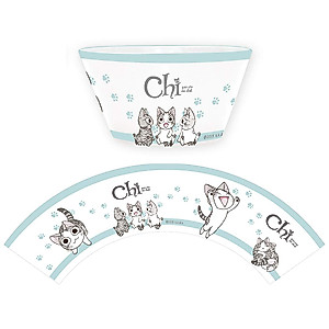 ABYSTYLE Chi's Sweet Home Chi Cat & Friends Ceramic Cereal Soup Bowl 16 Oz. Anime Manga Home & Kitchen Essentials Gift Dishwasher Microwave Safe