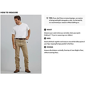 Wrangler Authentics Men's Regular Fit Comfort Flex Waist Jean, Dark Stonewash, 38W x 30L