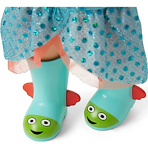 American Girl WellieWishers 14.5-inch Camille Doll with Blue Leotard, Mermaid Skirt, Headband, and Boots, For Ages 4+