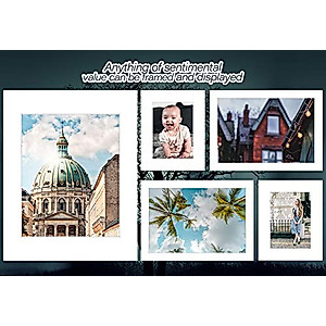 Mat Board Center, Pack of 25, 11x14 White Backing Boards - 4-ply Thickness - for Pictures, Photos, Framing Support - Great for DIY Projects, Art, Prints