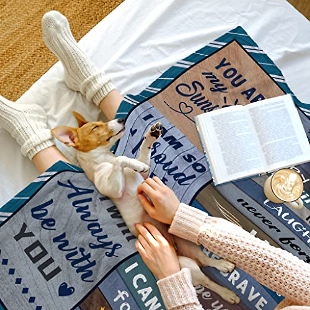 Tsefiwo to My Son Blanket Son Gifts from Mom Gifts for Son from Mom Dad Happy Birthday Gifts for Son Graduation Gifts for Son, Gifts for Father's Day Blanket 60x50 Inch