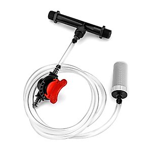 QWORK Irrigation Venturi Fertilizer Injector Kit, G1/2 Plastic Efficient Mixer Injectors Device Tube Switch Filter for Drip Irrigation Venturi Liquid Fertilizer Application