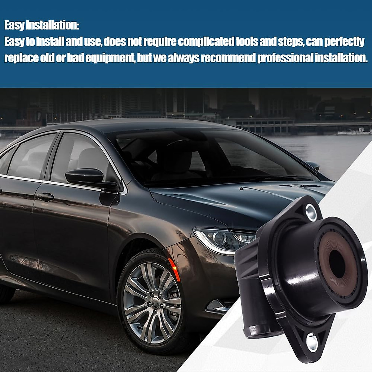 CULMKARI Positive Crankcase Ventilation Valve PCV Valve Fits for 2011-2019 Chrysler 200 300 Dodge Challenger Avenger Cherokee Wrangler Ram 1500 C/V 3.6L Replaces 68083202AC 68083202AB