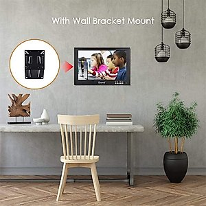 Eyoyo 10 Inch IPS Hdmi Monitor TFT LCD Display 1280x800 Resolution Portable Small HD Monitor with HDMI BNC VGA AV USB Input and Built-in Speaker for Video Display Screen DVD PC Laptop