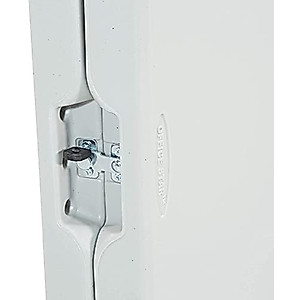 Office Star Resin Furniture for Indoor or Outdoor Use, 3-Piece Set, 2 Folding Benches and 6 Foot Table