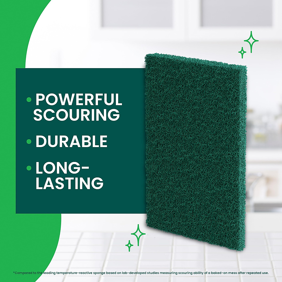 Scotch-Brite Heavy Duty Scour Pads, Scouring Pads for Kitchen and Dish Cleaning, 8 Pads