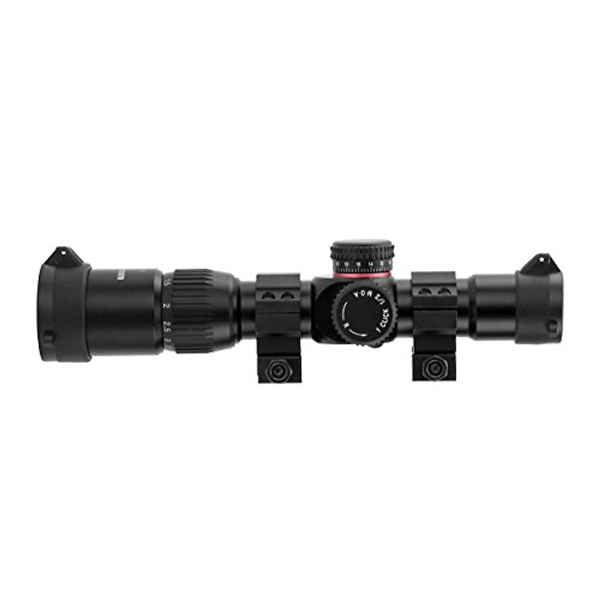 Monstrum G2 1-4x24 First Focal Plane FFP Rifle Scope with Illuminated BDC Reticle | Black