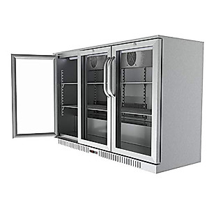 KoolMore BC-3DSW-SS Refrigerator, Triple Door, Stainless Steel