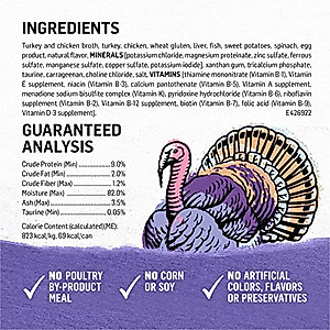 Purina Beyond Cage-Free Turkey, Sweet Potato and Spinach Recipe In Wet Cat Food Gravy - (12) 3 oz. Cans
