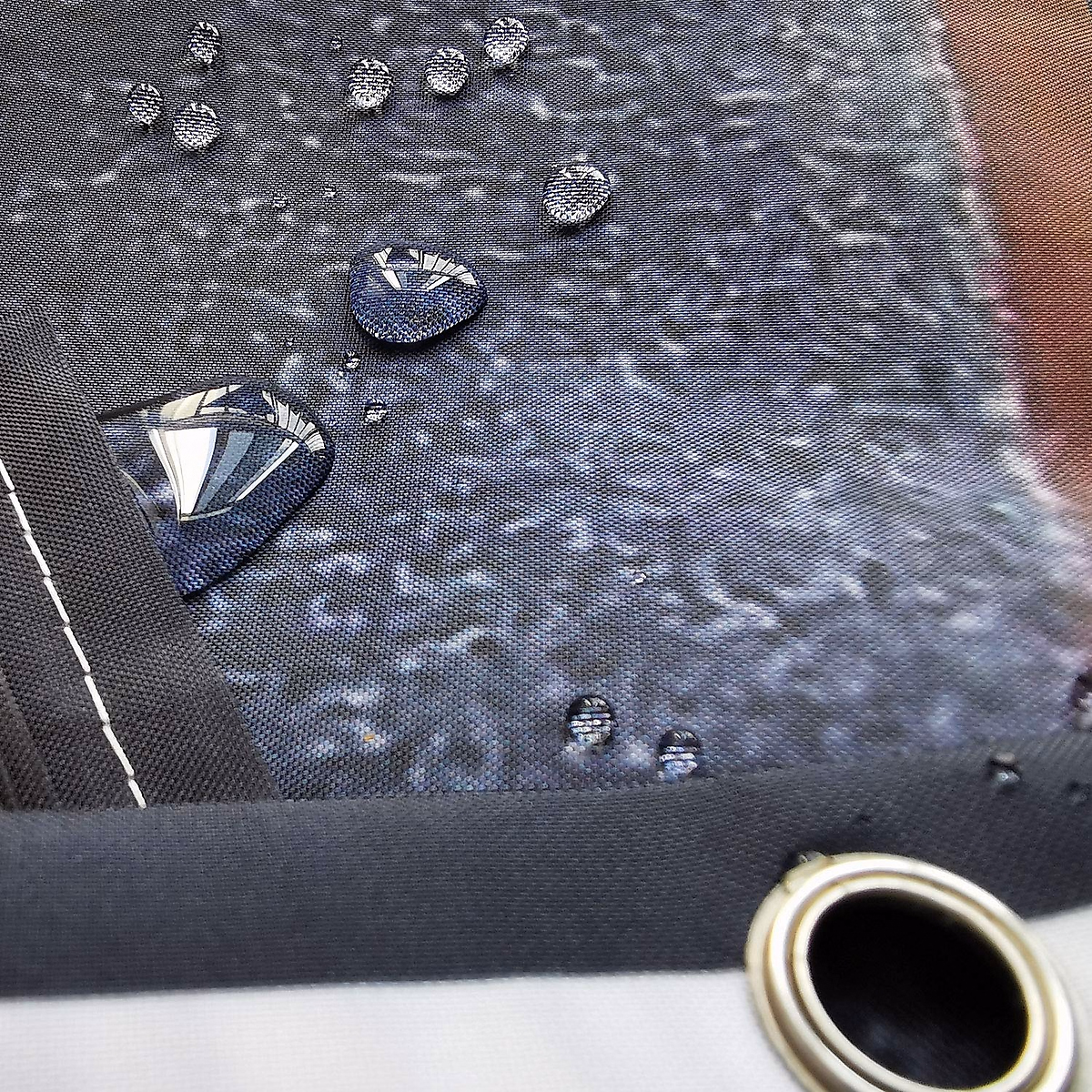 Leif George Professional Custom Shower Curtain, Photograph, Image, Backdrop, Text, Logo, Add Your Own Designs Photo (72x72)